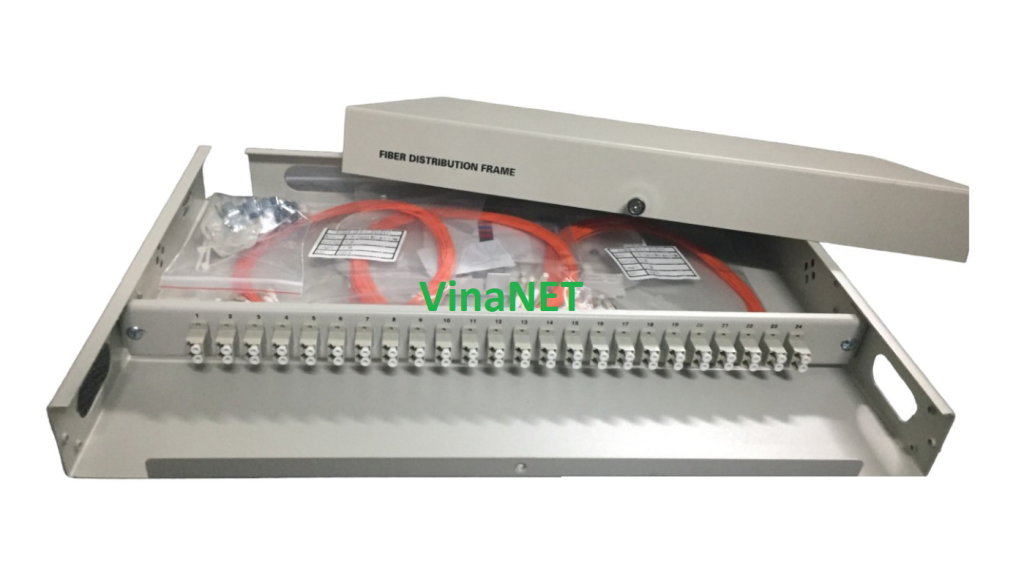 ODF 48FO indoor rack 1U-19” full phụ kiện LC Multimode - CÔNG TY TNHH ...