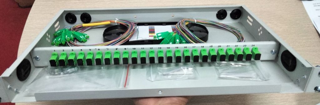 ODF 24Fo indoor rack 1U-19 inch đầy đủ phụ kiện - CÔNG TY TNHH CÔNG ...